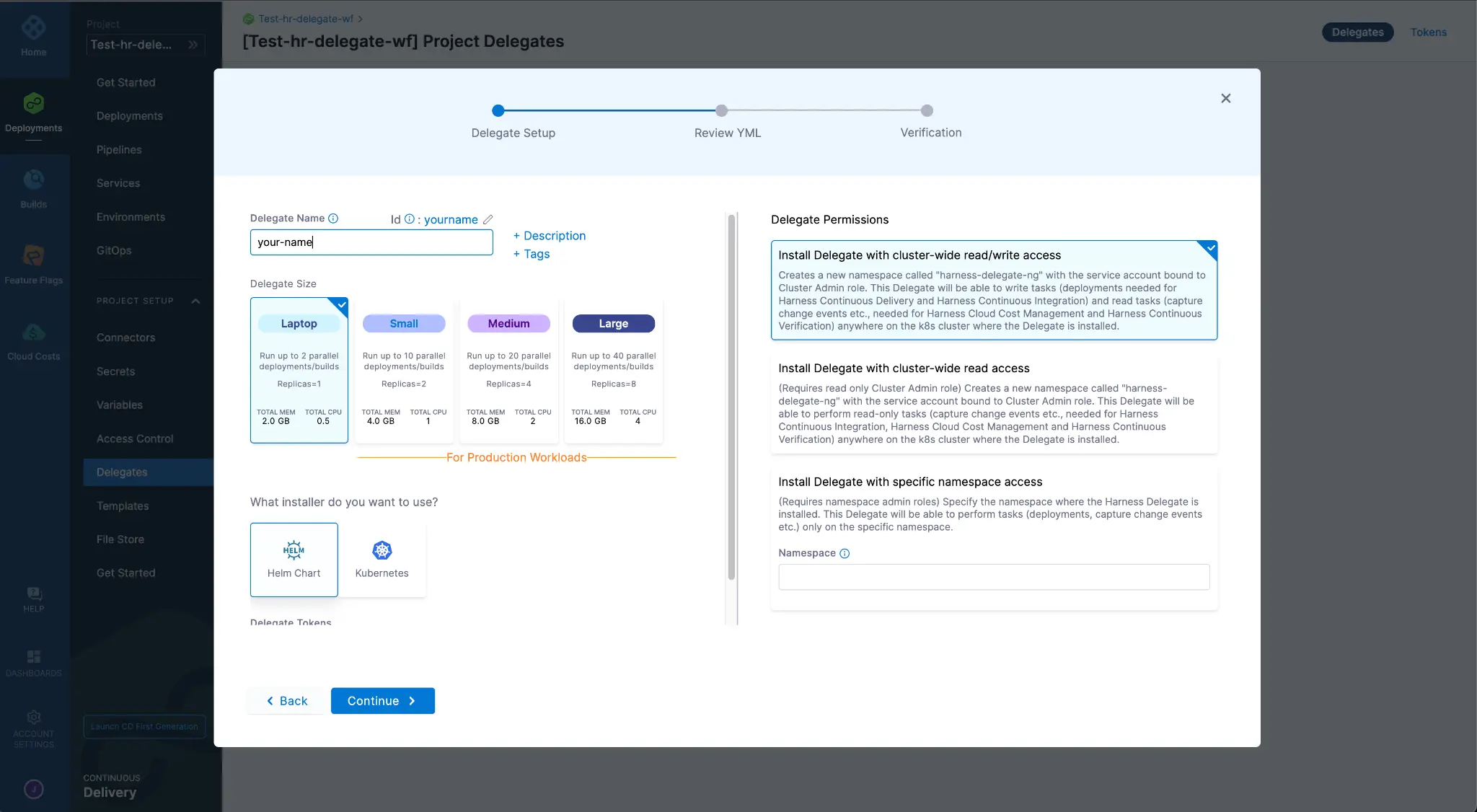 Introducing Delegate Installation via Helm | Harness